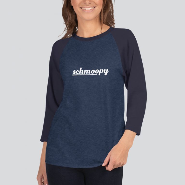Schmoopy Seinfeld 3/4 sleeve shirt - White - Cult Potato