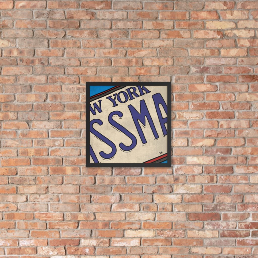 Assman License Plate Seinfeld Inspired Art Print - Cult Potato